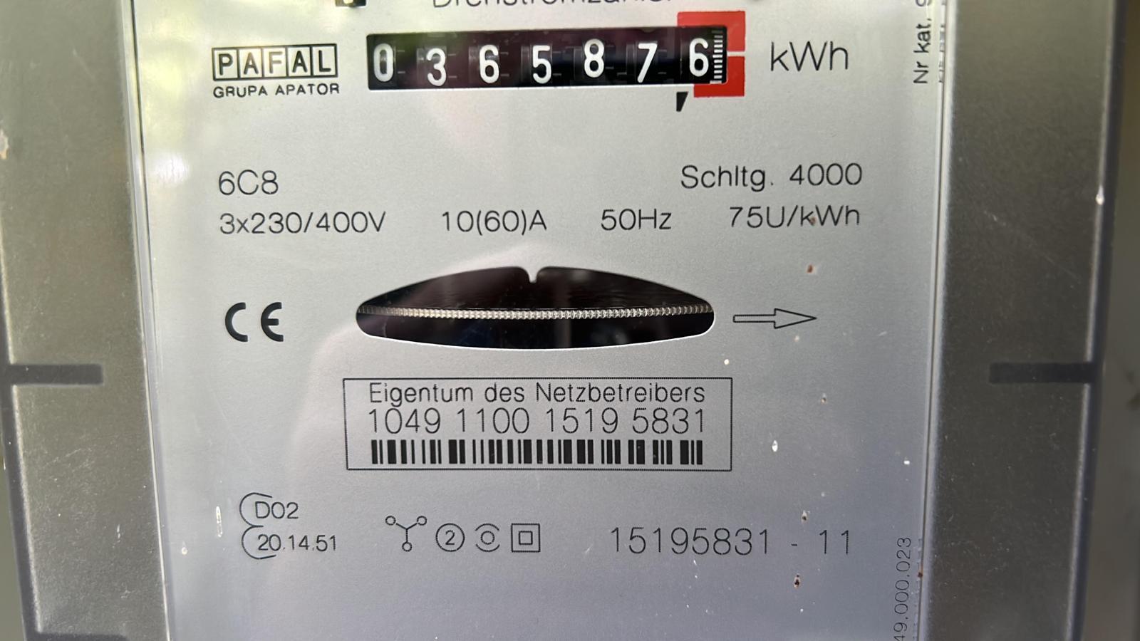 Meter EMEA Barcode :: Anyline Documentation